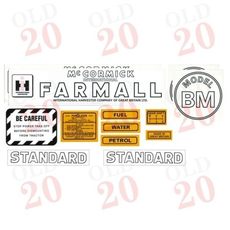 Model BM Decal Set - IH