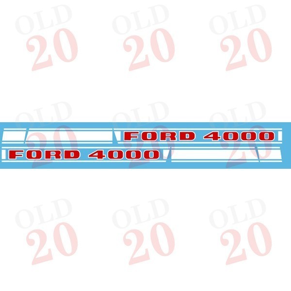 Ford 4000 Force Decal Set