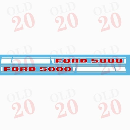 Ford 5000 Force Decal Set