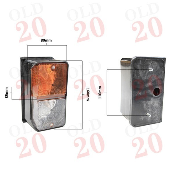 Q-Cab Front Side & Indicator Lamp - Ford