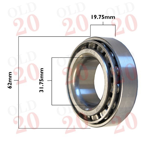 Inner Wheel Bearing (62mmX62.75mmX19.75mm) - Ferguson