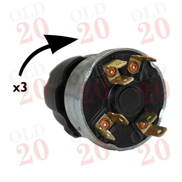 Rotary Dome Light Switch - Massey, IH
