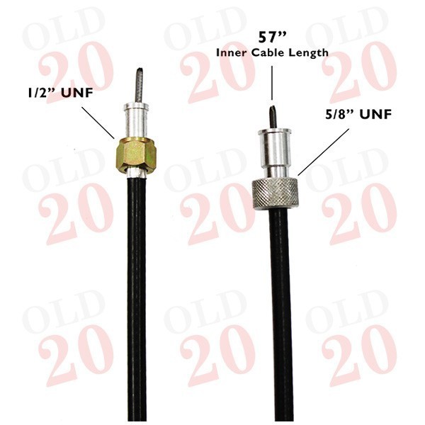 57" Tachometer Cable - Fordson