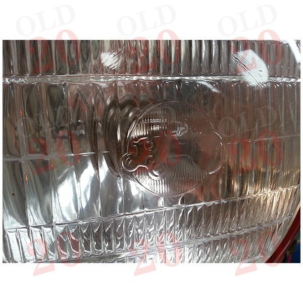 Universal Red Side Mounted Headlamps (Pair)(With Logo Lens)
