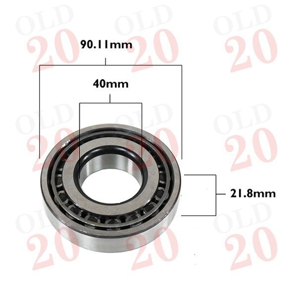 Front Wheel Inner Bearing - Fordson