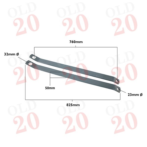 Pickup Hitch T-Bar Links - MF, Ferguson