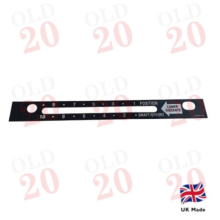 Hydraulic Control Decal - Ford